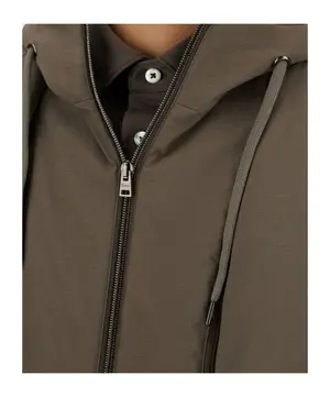 Herno Hooded Blazer With Classic Lapel - Gray