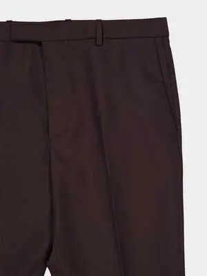 Gucci Technical Panama Trousers - Dark Brown