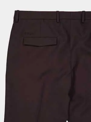 Gucci Technical Panama Trousers - Dark Brown