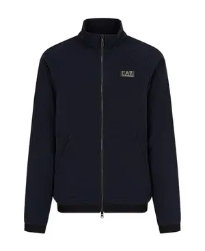 EA7 Logo Detail Zip-up Jacket