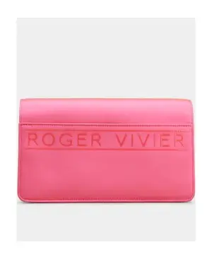 ROGER VIVIER Satin Mini Bag With Crystal Buckle