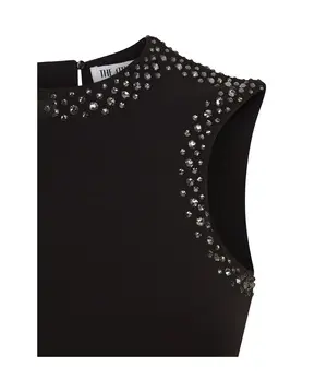 Attico Embellished Midi Dress