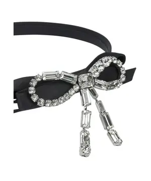 JIMMY CHOO Embellished Bow Hair Band