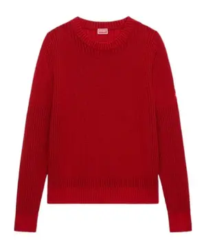 Kenzo Boke Flower 2.0 Embroidered Jumper - Mid Red
