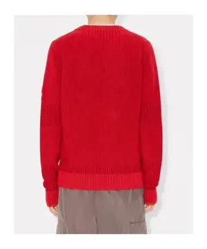 Kenzo Boke Flower 2.0 Embroidered Jumper - Mid Red