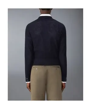 Thom Browne Open-knit Crewneck Jumper