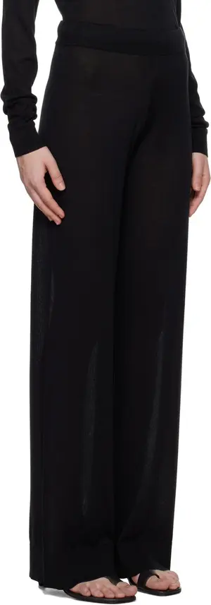 TOTEME Wide-leg Knitted Trousers
