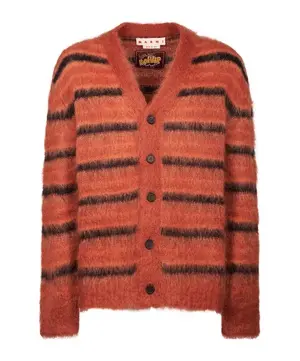 Marni Striped Knitted Cardigan - No
