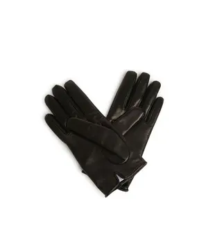 Valentino Garavani Vlogo Signature Leather Gloves