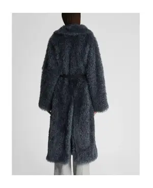 Ermanno Scervino Belted Shearling Coat