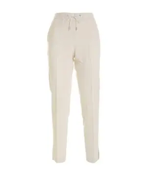 Fabiana Filippi Slit Cuff Straight Leg Trousers