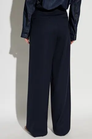 Dries Van Noten Pleated Wide-leg Trousers With Belted Waist