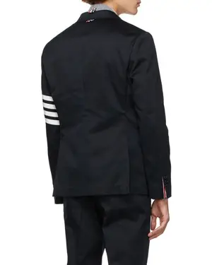 Thom Browne Single-breasted Blazer With Four-bar Stripes