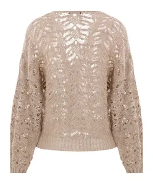 Brunello Cucinelli V-neck Buttoned Cardigan With Ribbed Edges