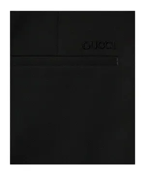 Gucci Embroidered Gabardine Trousers