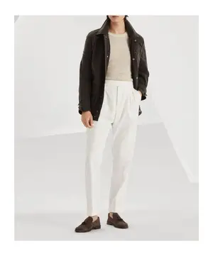 Brunello Cucinelli High-neck Long-sleeved Jacket