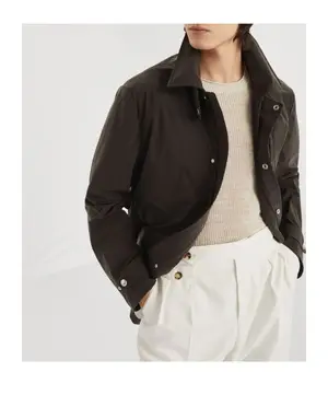 Brunello Cucinelli High-neck Long-sleeved Jacket