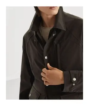 Brunello Cucinelli High-neck Long-sleeved Jacket
