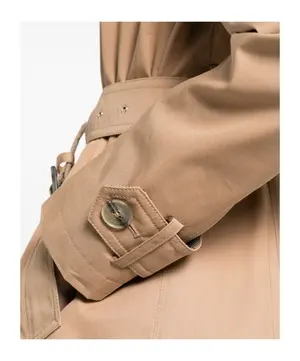 Herno Belted Double-breasted Coat - Nude