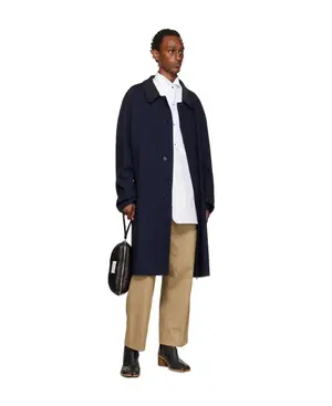 MAISON MARGIELA Four-stitch Detailed Long Coat