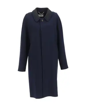 MAISON MARGIELA Four-stitch Detailed Long Coat - Black