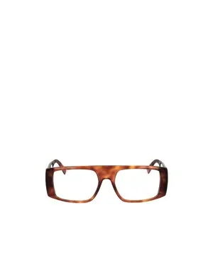 Moncler Rectangle Frame Eyeglasses - Brown
