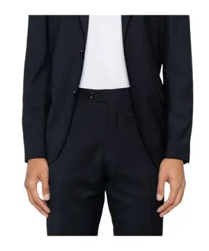 LARDINI Single-breasted Two-piece Suit - Black