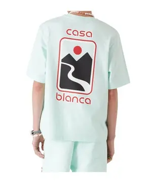 Casablanca Sunset Valley T-shirt - Green