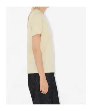 Burberry Vintage Check Patch Crewneck T-shirt - Nutmeg