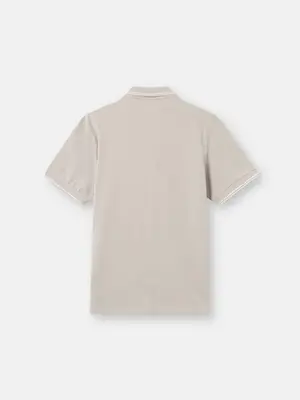 Stone Island Logo Patch Short-sleeved Polo Shirt - No