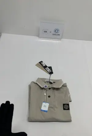 Stone Island Logo Patch Short-sleeved Polo Shirt - No