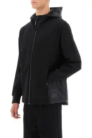 C.P. COMPANY Panelled Zip-up Hooded Jacket