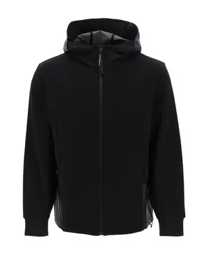 C.P. COMPANY Panelled Zip-up Hooded Jacket - No