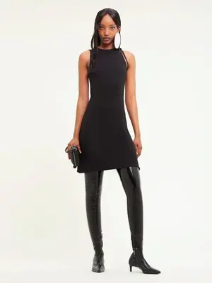 COURREGES Jersey Strap-detail Mini Dress