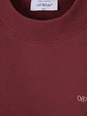 Off-White Logo-print Crew-neck Sweatshirt