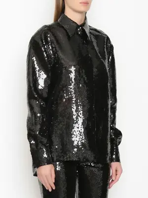 Alberta Ferretti Sequined Shirt