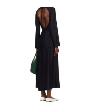 BASERANGE Long-sleeved Apron-style Dress