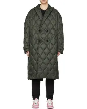 Amiri Double-breasted Quilted Coat