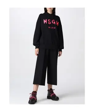 MSGM Logo Print Hoodie
