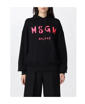 MSGM Logo Print Hoodie