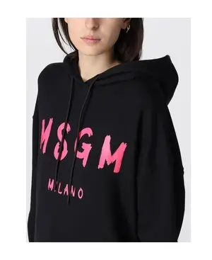 MSGM Logo Print Hoodie