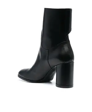 Casadei Round Toe Block-heel Boots