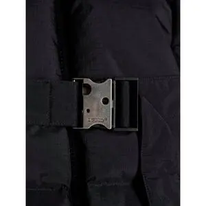 Off-White Logo Belted Puffer Jacket