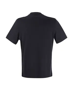 Brunello Cucinelli Logo Printed Crewneck T-shirt
