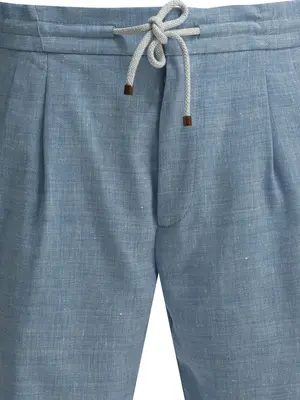 Brunello Cucinelli Chevron Bermuda Shorts