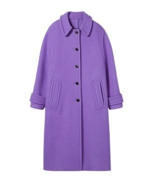 Gucci Collared Button-up Coat - Purple