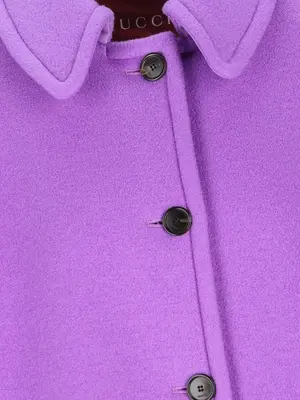 Gucci Collared Button-up Coat