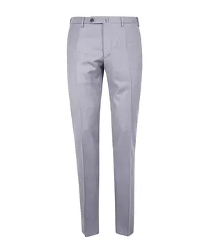 Incotex Belted Wool-blend Pants - Gray