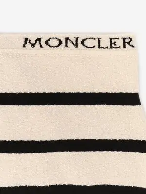 Moncler Striped Bouclé Bikini - Nude