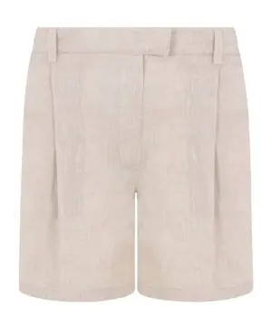 Brunello Cucinelli Darted Elasticated Waistband Wide Leg Shorts